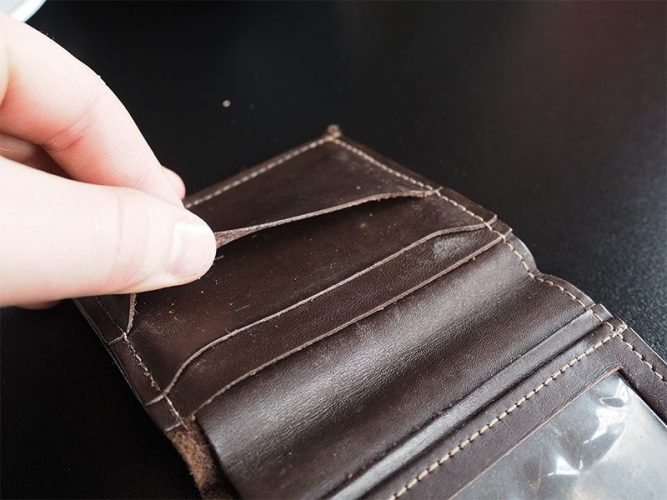 North Star Leather Small Bifold Wallet with Window - $24.95 ...
