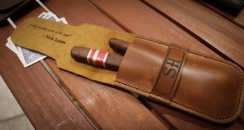 Loucks Leatherworks Personalized Cigar Case Review - $45 - BestLeather.org