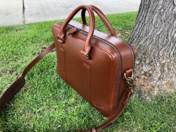 Buffalo Jackson Jefferson Leather Briefcase – $524.95 - BestLeather.org